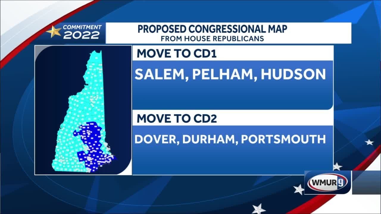 NH House Republicans issue proposed congressional map - YouTube