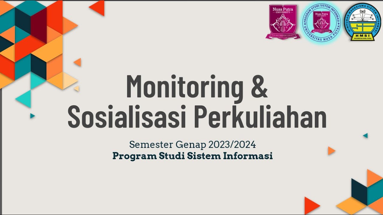 Monitoring dan Sosialisasi Perkuliahan Genap 2023 2024 - YouTube