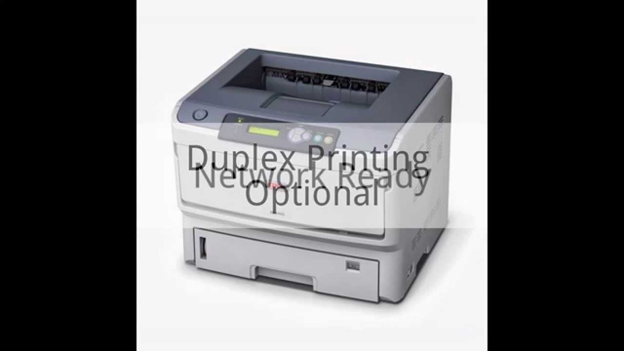 OKI B840DN A3 mono laserprinter - YouTube