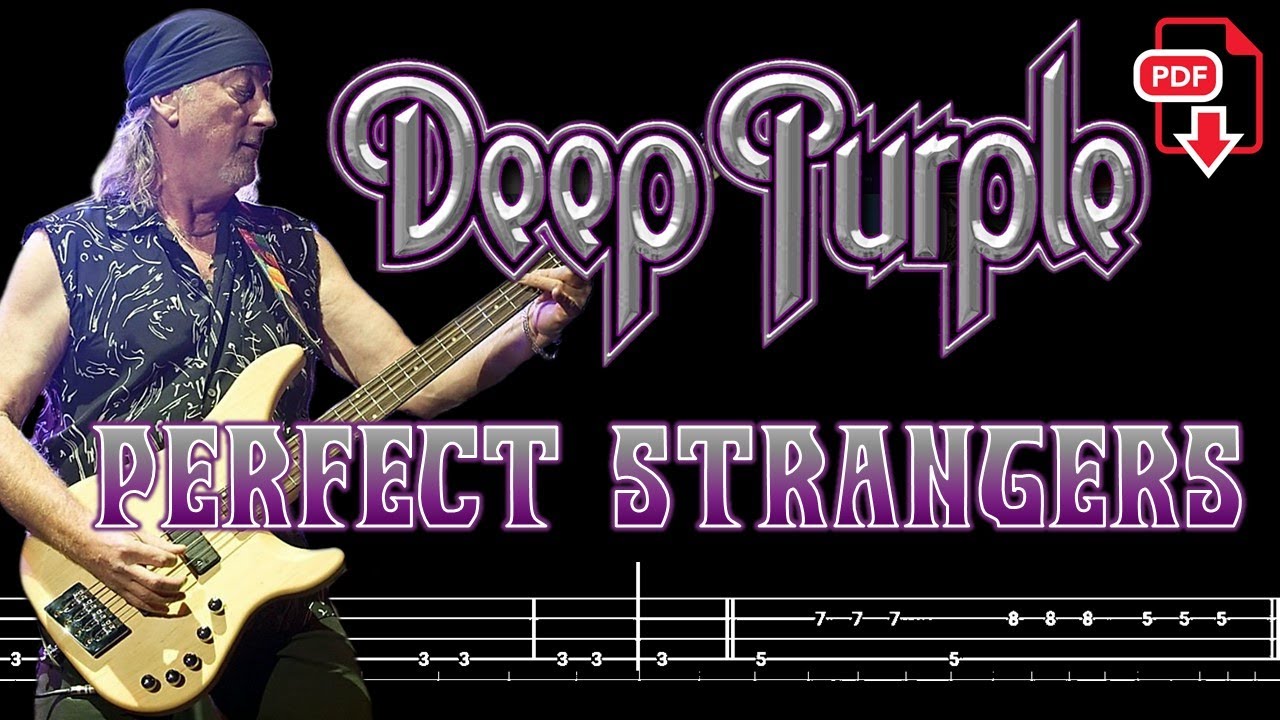 Deep Purple - Perfect Strangers (🔴Bass Tabs PDF) @ChamisBass # ...