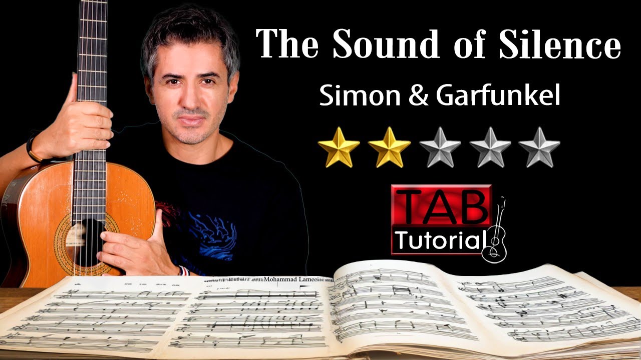 The Sound of Silence by Simon & Garfunkel | Fingerstyle Guitar Tutorial ...