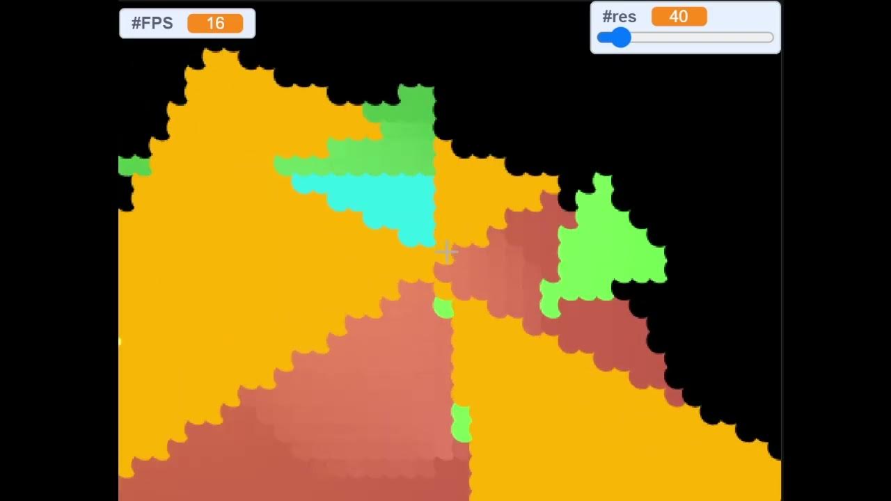 WIP scratch raycasting game engine (low level raytracing) - YouTube
