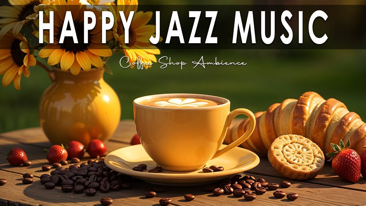 Happy Jazz Music ☕ Bossa Nova instrumental for Happy Moods, Work ...