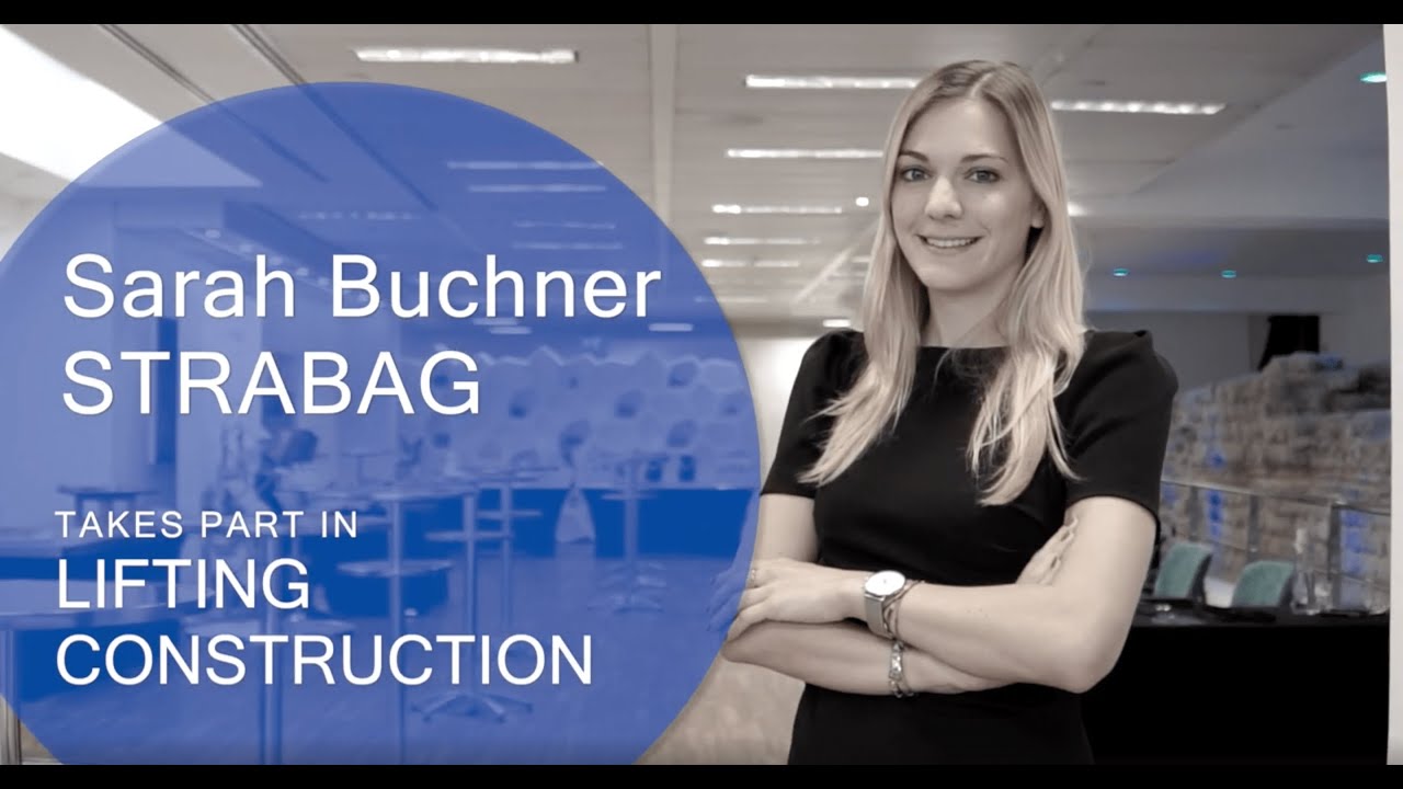 Sarah Buchner from STRABAG takes part in Lifting Construction - YouTube
