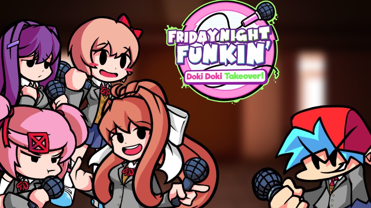 (UPDATE)FNF X Doki Doki Takeover PLUS | Full Week(Completed) - YouTube