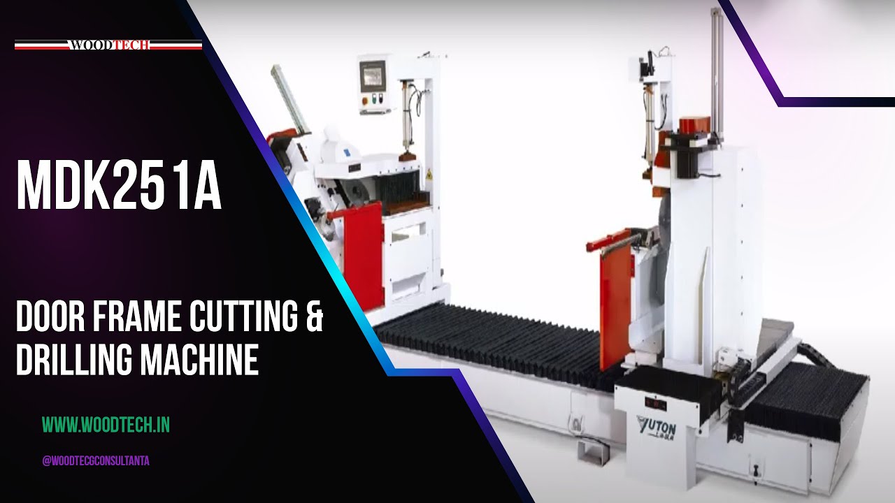 WOODTECH CONSULTANTS - MDK251A - DOOR FRAME CUTTING & DRILLING MACHINE ...