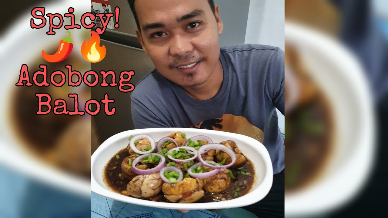 My own version of spicy adobong balot - YouTube