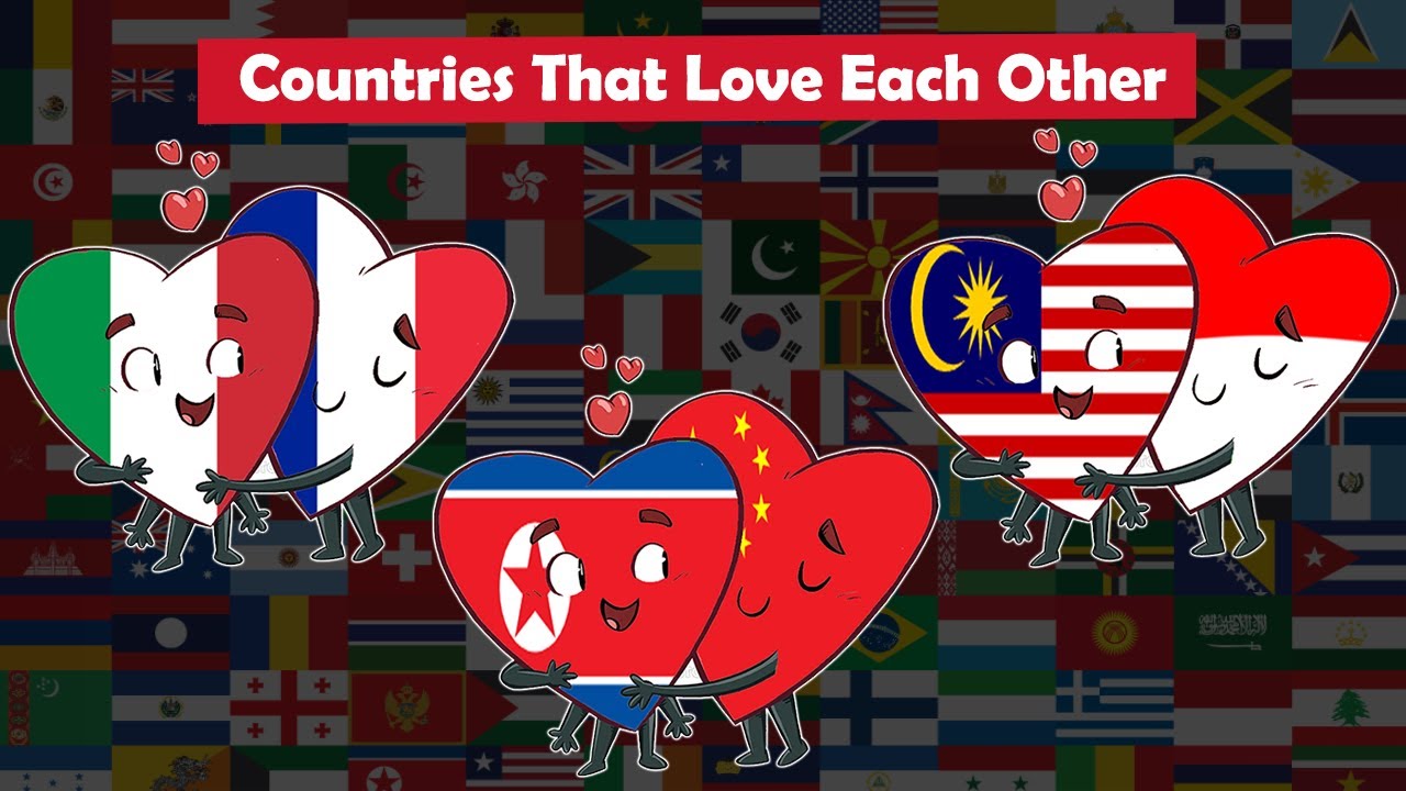 Countries That Love Each Other (Friendly Nation) - YouTube