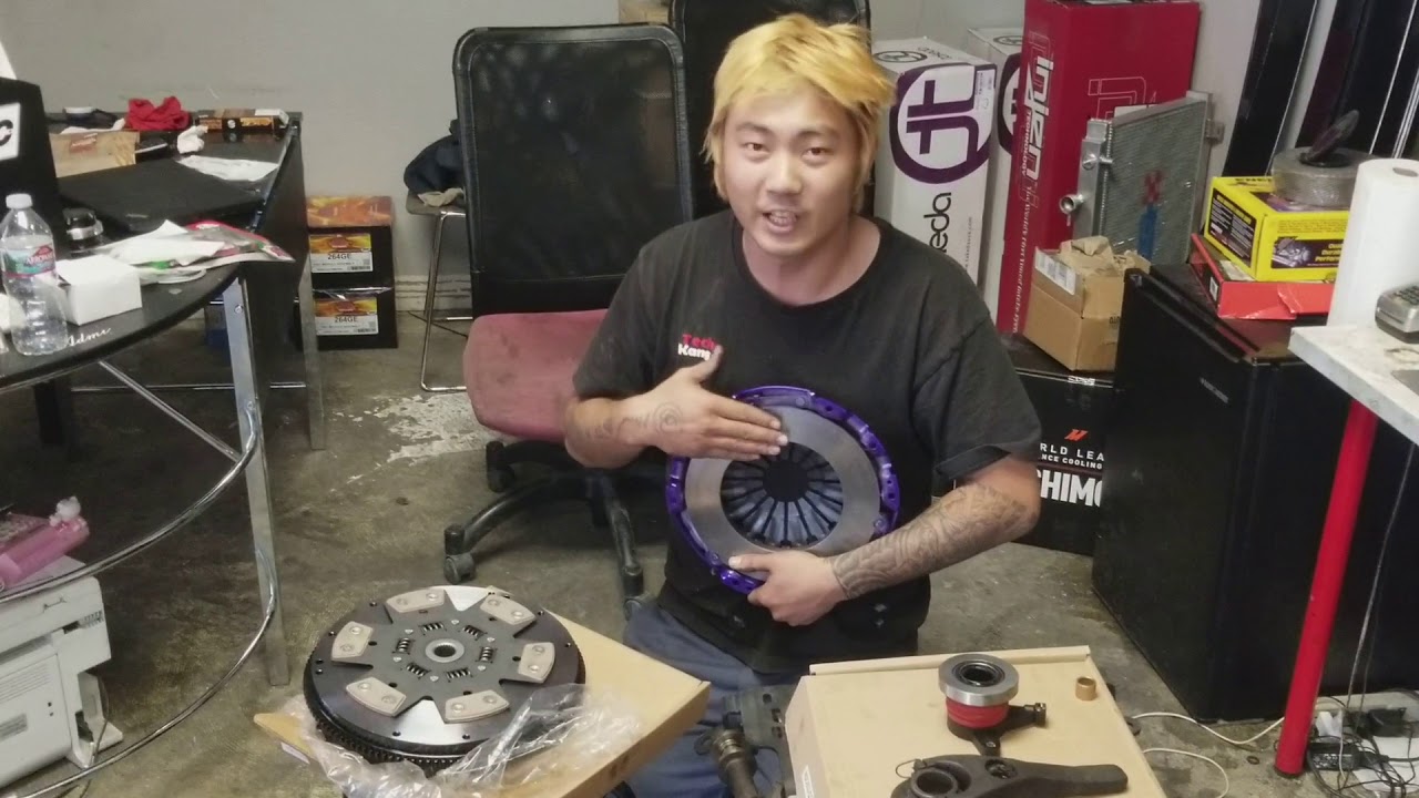 How push type clutch works on VQ series engine - YouTube