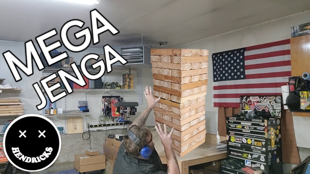 WORLD'S LARGEST JENGA SET! - YouTube