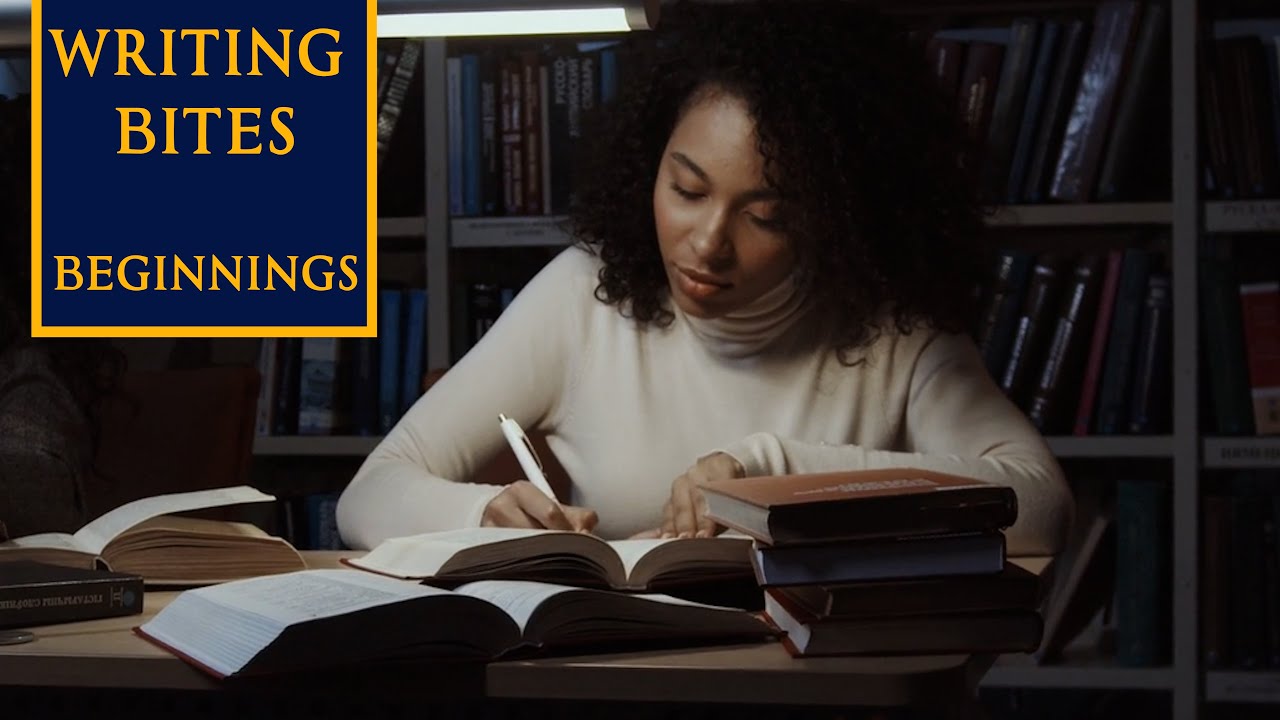 Writing Bites - Beginnings - YouTube