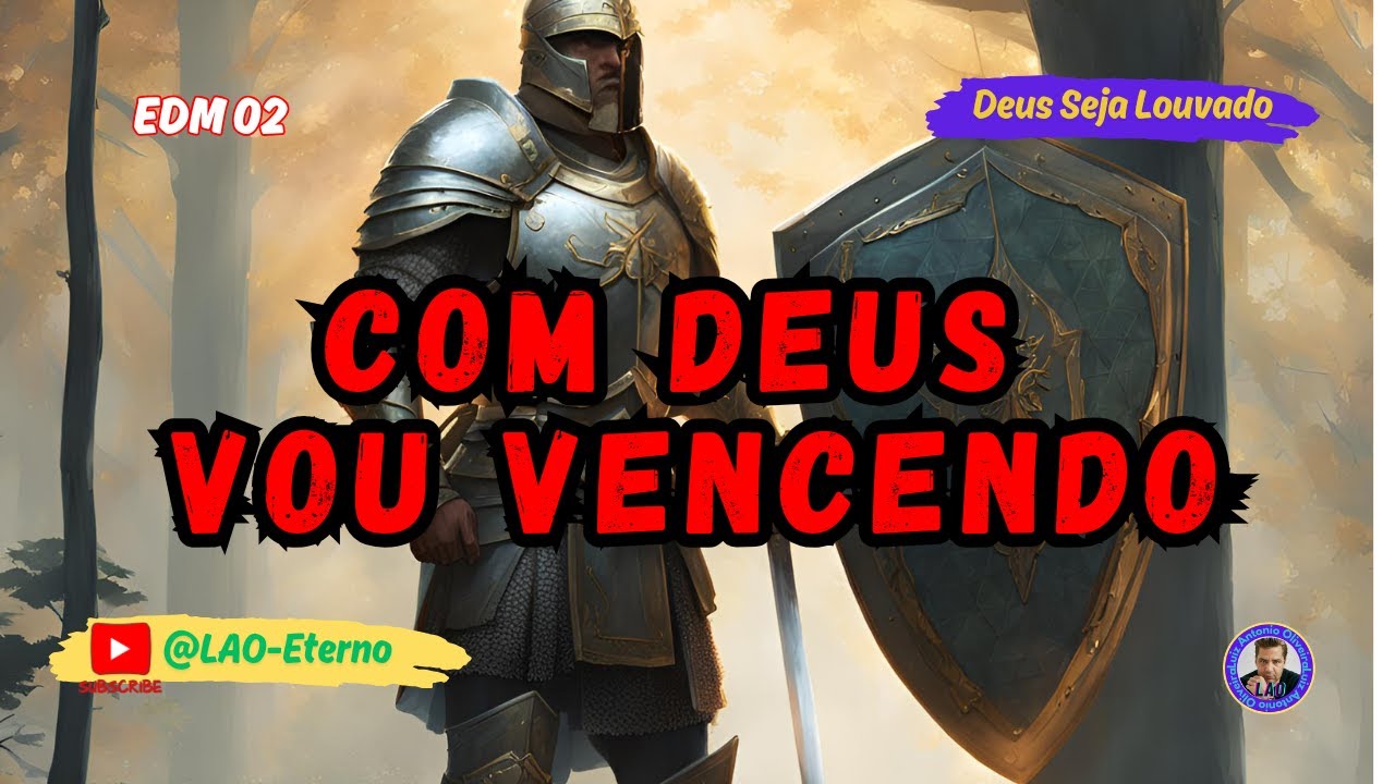 Com Deus vou vencendo EDM 02 ‐ Pr Luiz A Oliveira - YouTube