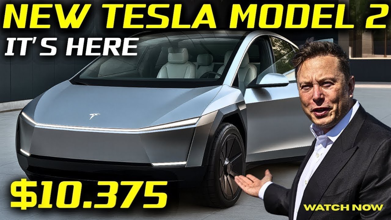 "Elon Musk’s $10,000 Tesla Model 2 Revealed: 300 Miles Range, 15-Minute ...