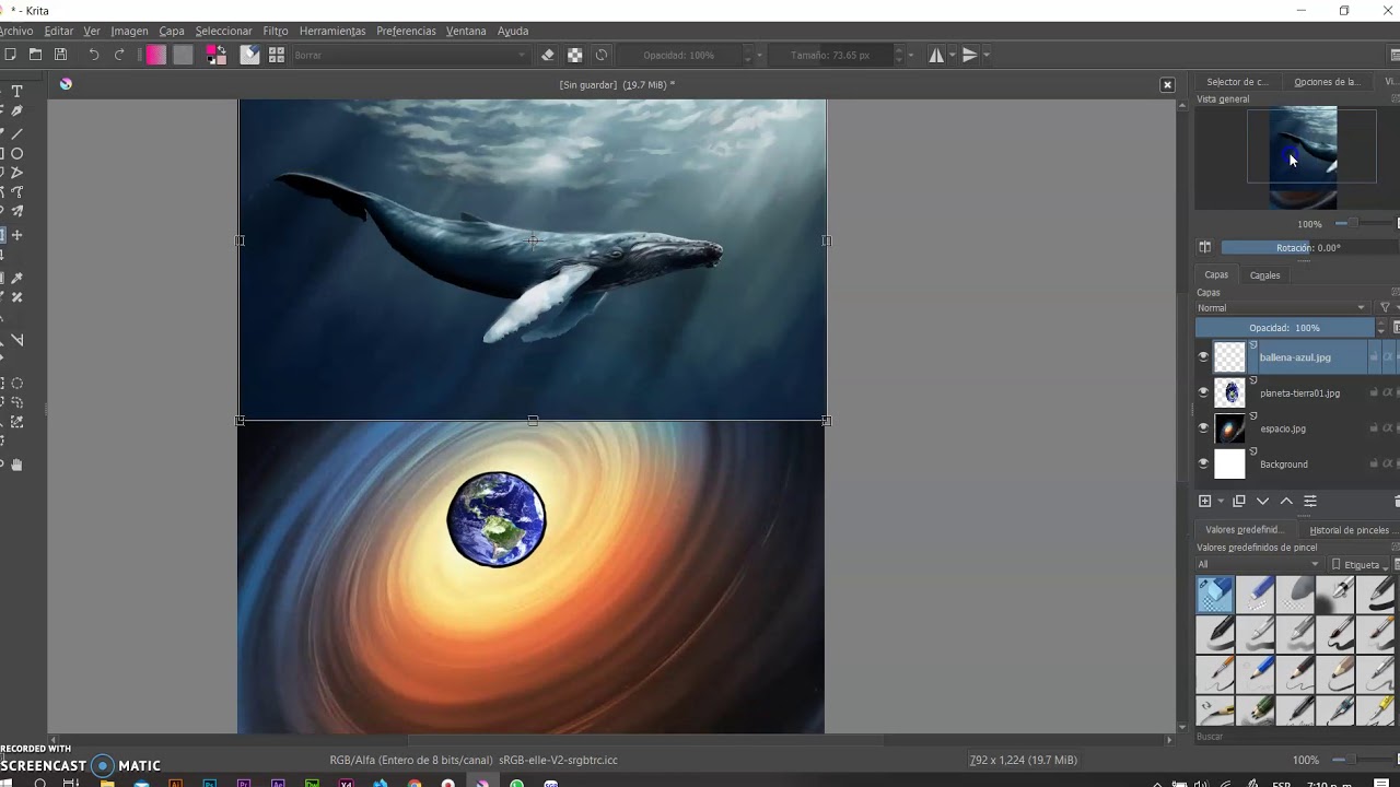 Collage realizado con Krita.org - YouTube