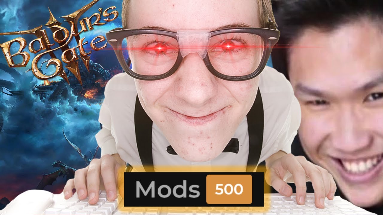 500 MODS! Baldur's Gate 3 LIVE! Difficulty, Immersion, Quality Collection! - YouTube