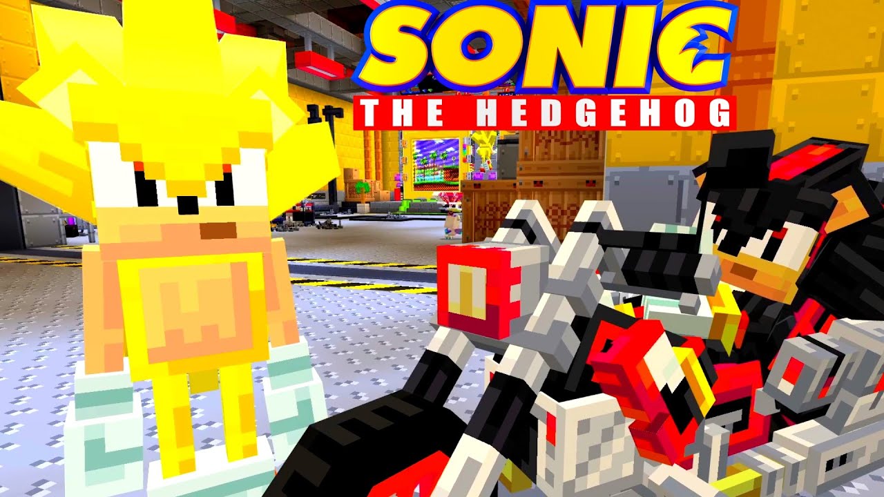 Super Sonic VS Shadow! - Minecraft Sonic The Hedgehog DLC! [6] - YouTube