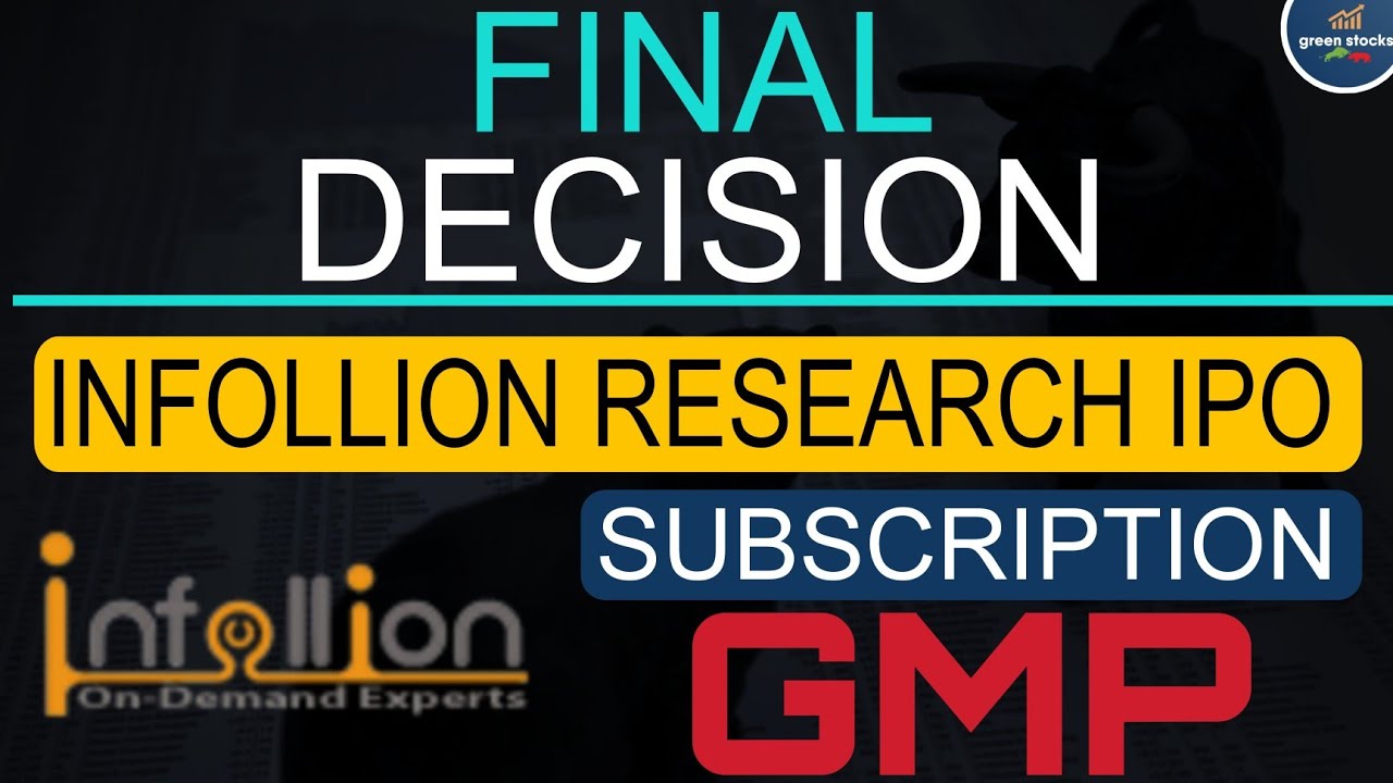 INFOLLION RESEARCH Services IPO Final Decision ll Subscription and ...