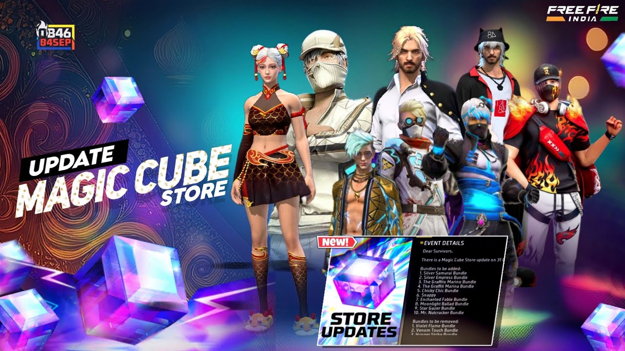 OB46 MAGIC CUBE STORE UPDATE, NEXT MAGIC CUBE BUNDLE | FREE FIRE NEW ...