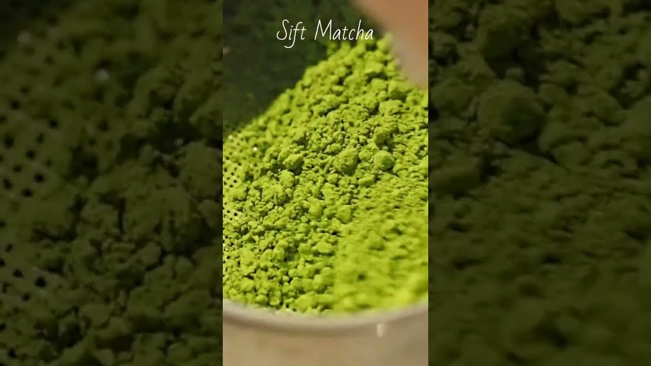 Matcha Preparation (sifting) - YouTube
