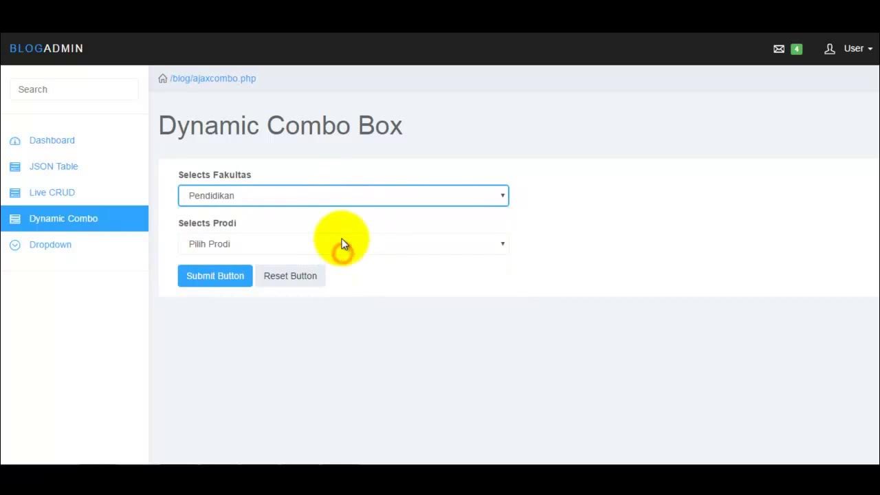 Membuat Dynamic Combo Box Dengan Jquery, Select dan Pilih Multiple - YouTube