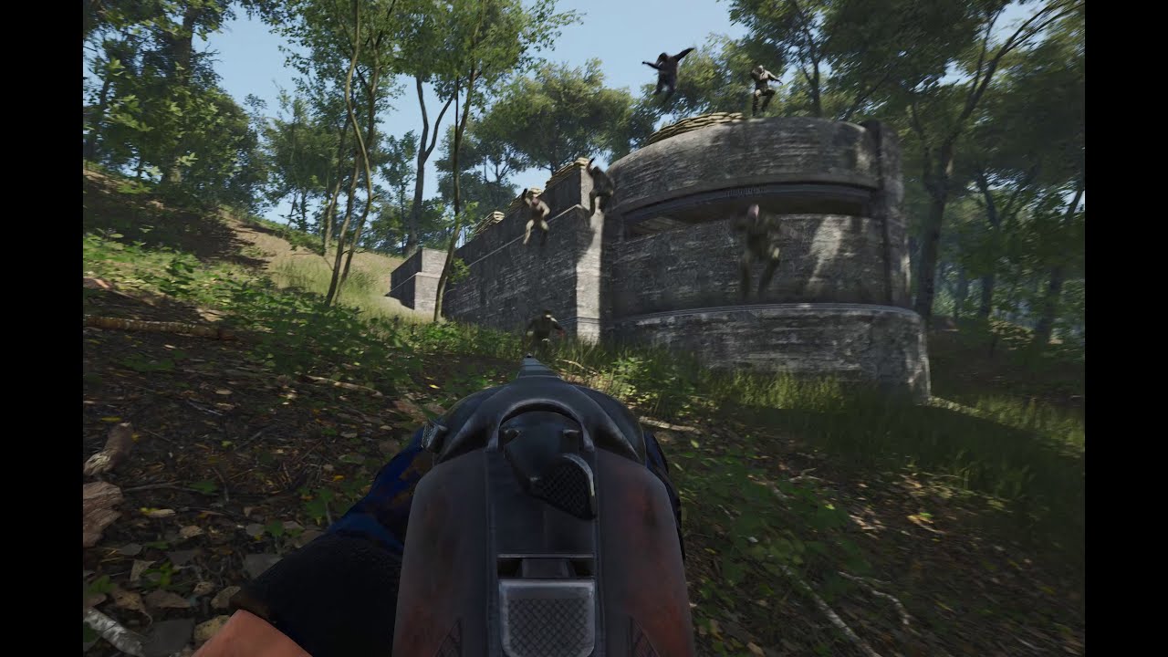 SCUM Game - Puppet Horde came out of nowhere! - YouTube