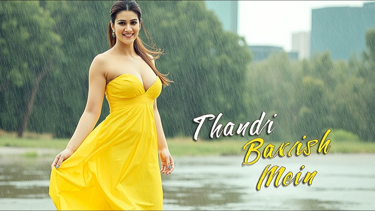 Thandi Barish Mein" – Full Romantic Hindi Lyrics | Kriti Sanon | Rainy ...