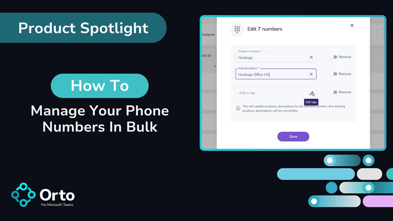 How To Manage Your Phone Numbers In Bulk - YouTube