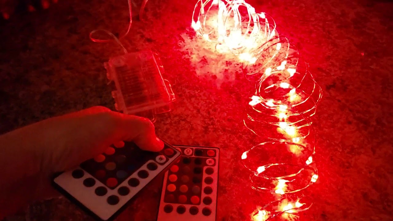 Check out The Battery Powered LED Outdoor Color Changing String Lights ...