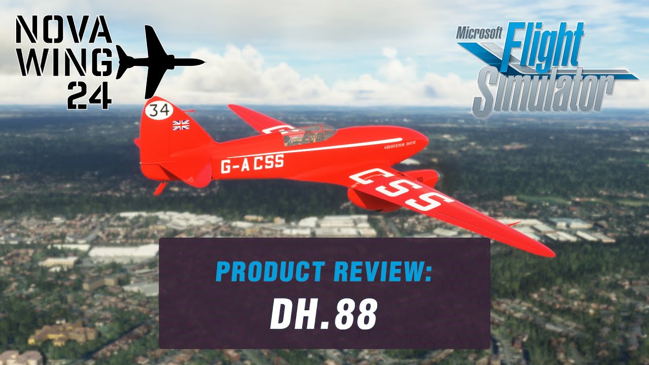 DH.88 Comet - Microsoft Flight Simulator Add-On Review - YouTube