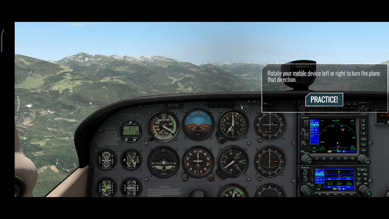 Real airplane simulator - YouTube