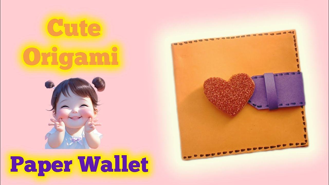 DIY/Origami Paper Wallet/Paper Craft Making/Paper Wallet with pocket ...