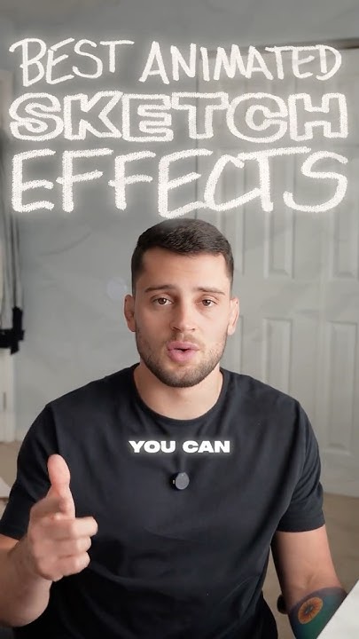 Best Sketch Effects for Music Videos #musicvideoeditor #motiongraphics #animation - YouTube