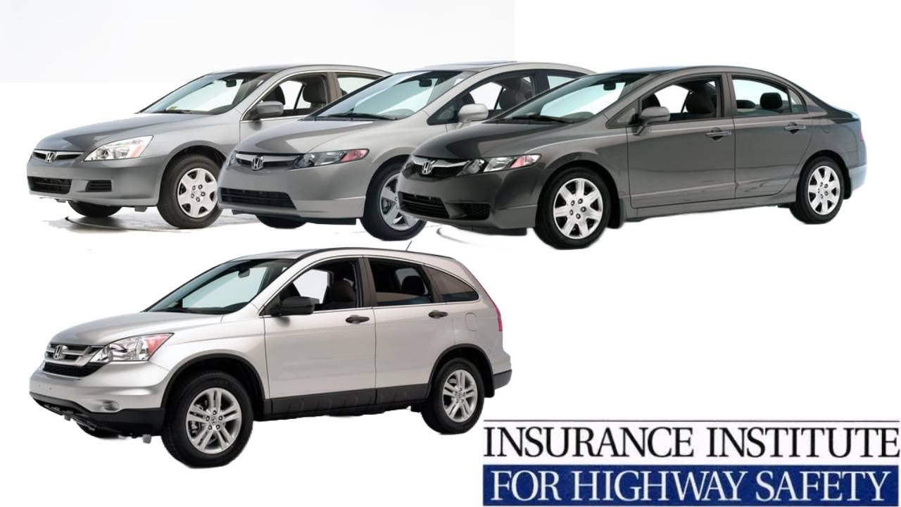 IIHS Bumper Test Honda (2007-2010) - YouTube