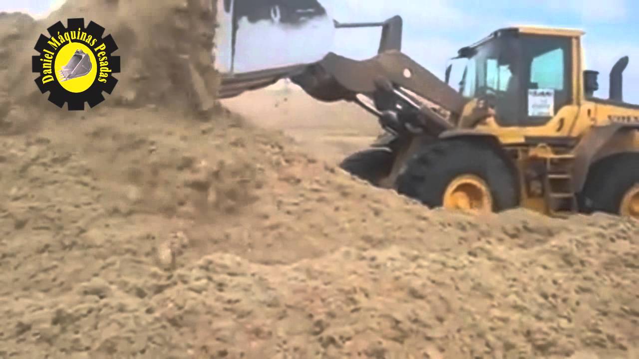 Pá Carregadeira VOLVO 110 trabalhando - Loaders VOLVO 110 working ...