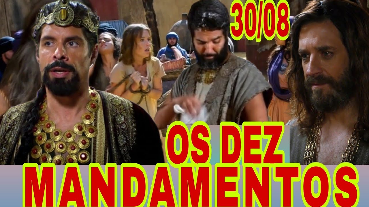 💜OS DEZ MANDAMENTOS CAPÍTULO QUARTA 30/08 DIARIO DA NOVELA RESUMO DA ...