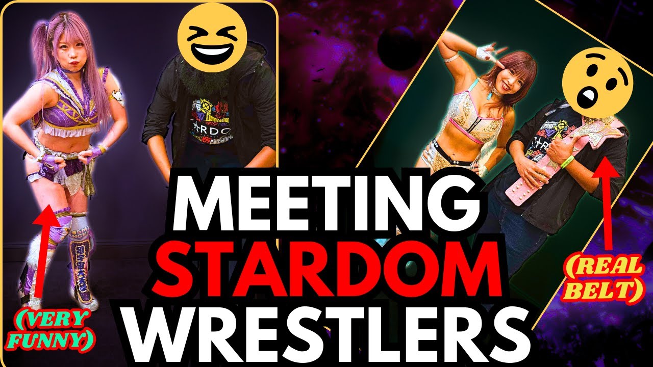 STARDOM WRESTLING - I MET 12 STARDOM WRESTLERS - WRESTLEMANIA XL MANIA ...