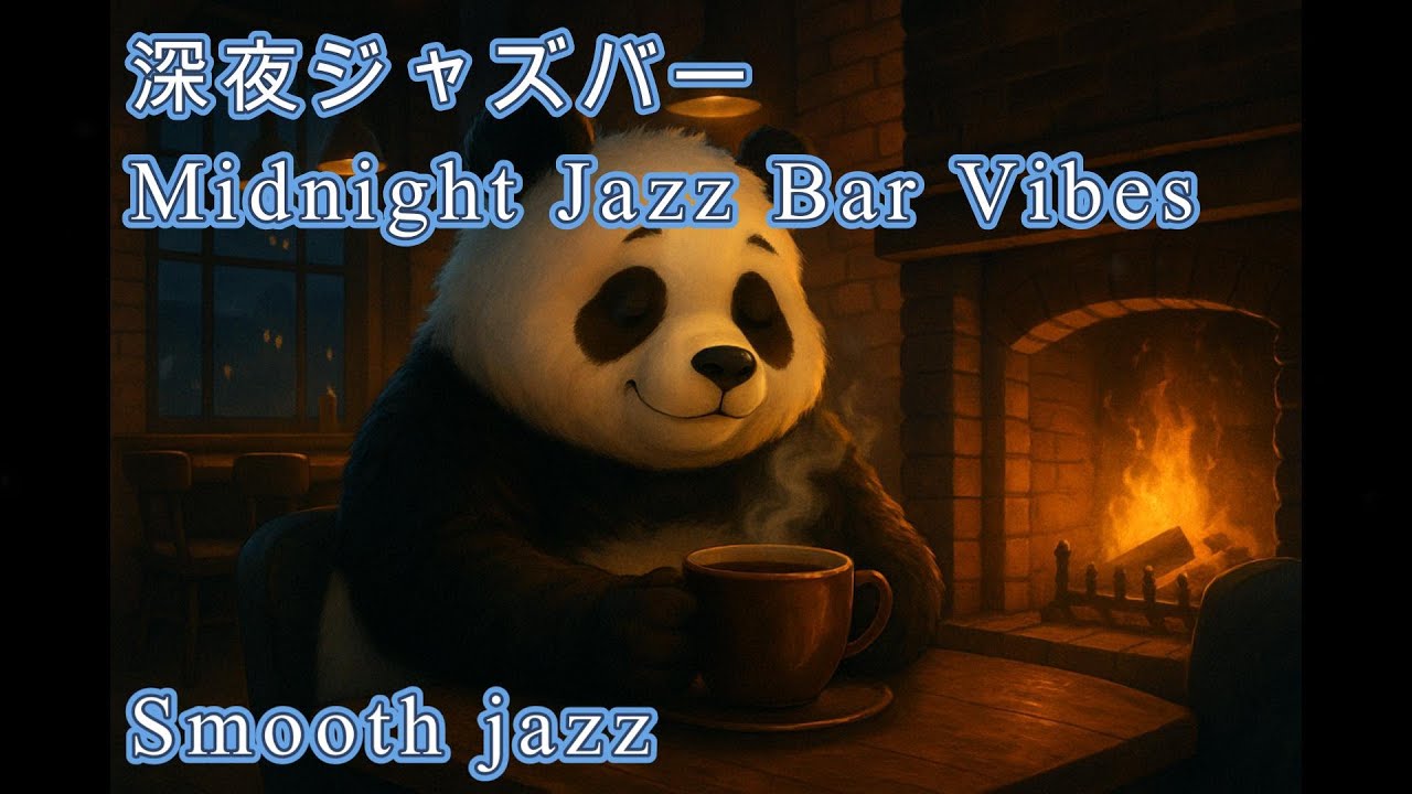 【深夜ジャズバー | Midnight Jazz Bar Vibes】ぬくもりで包む夜時間 / Smooth jazz / 勉強・作業 / Peaceful Jazz Panda - YouTube