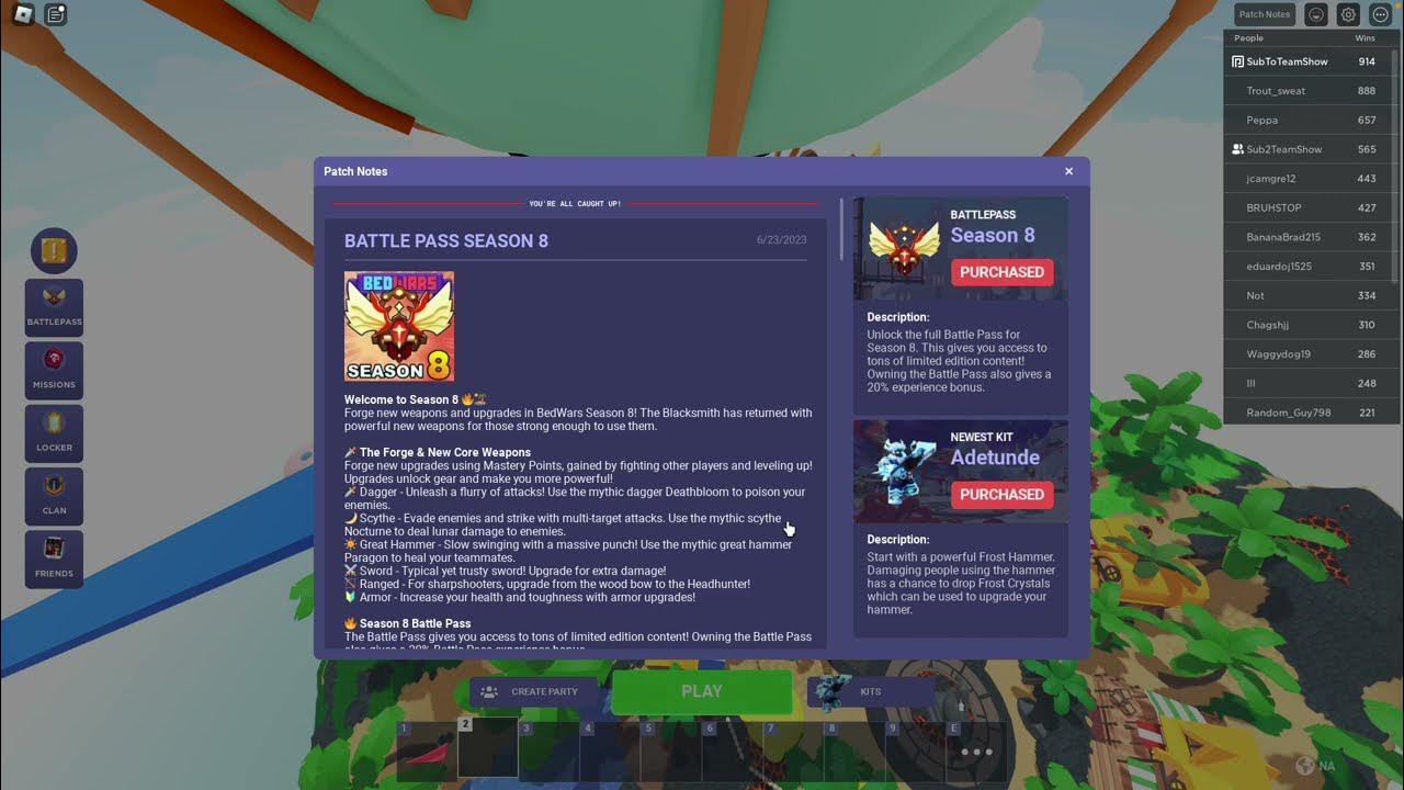 How To Get The Most Battlepass Xp In Roblox Bedwars Youtube