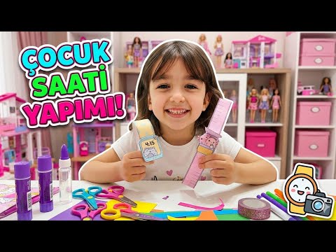 Okul Öncesi Kağıttan Saat Yapımı   Çocuklarla Evde Yapılacak Kolay Etkinlikler