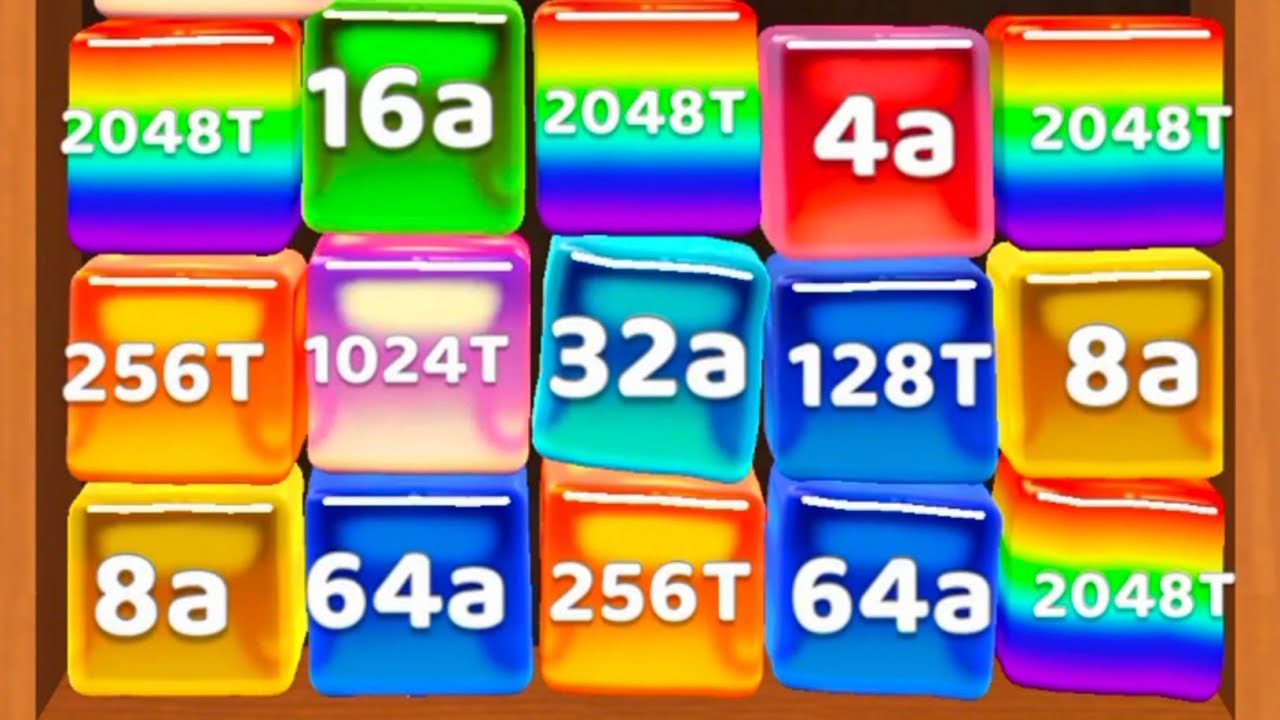 Jelly Cubes (vs) Blob Merge 3D - All Level (Max Level, Math Game) New ...