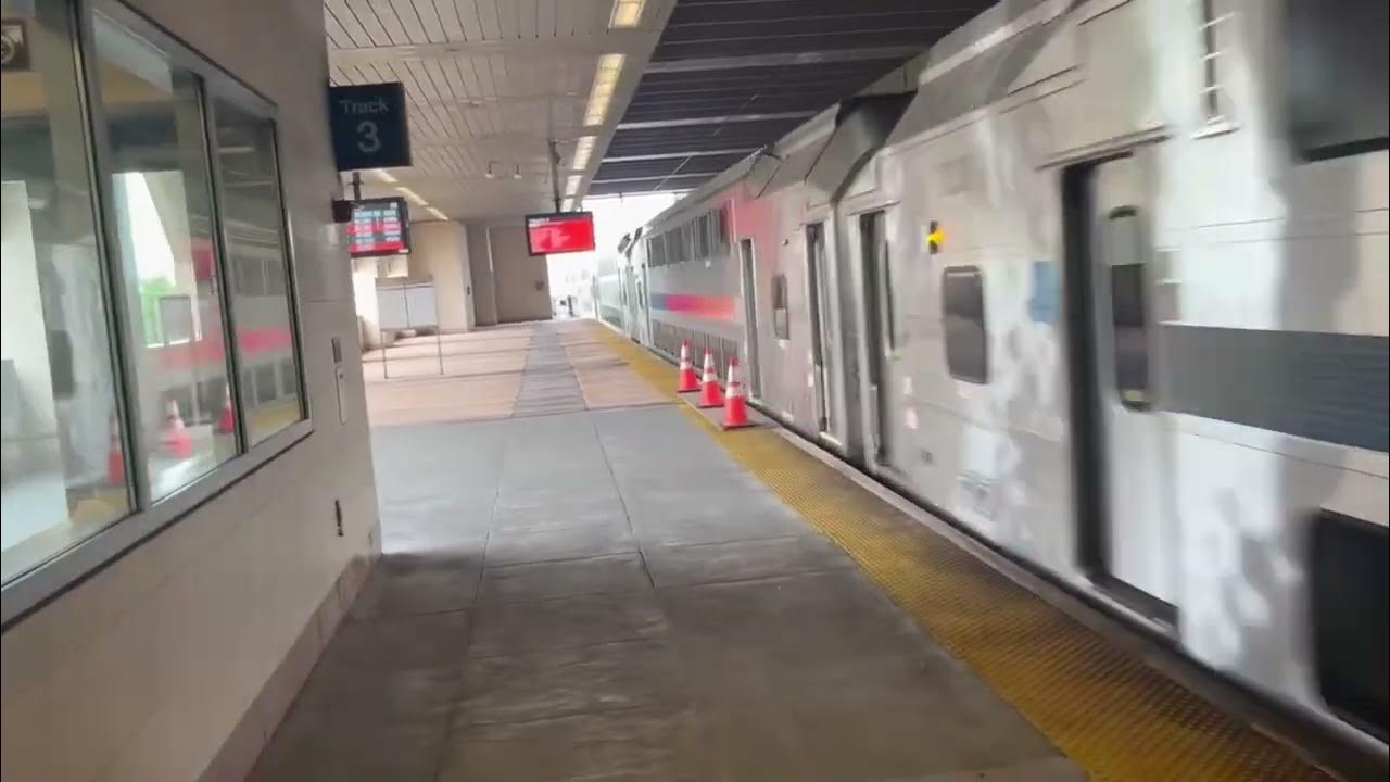 NJ Transit Northeast Corridor Local Train #7853 to Trenton arriving Secaucus Junction w ...