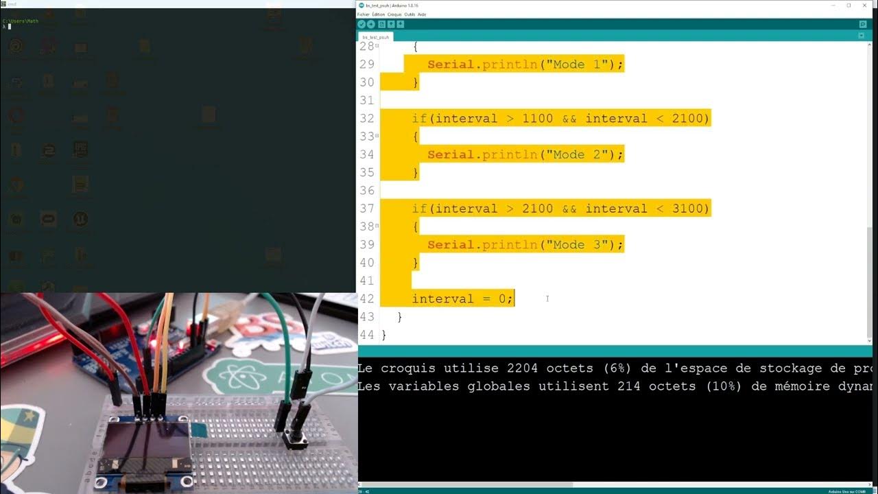 Apprendre Arduino avec un projet : Des modes avec millis() #2 - YouTube
