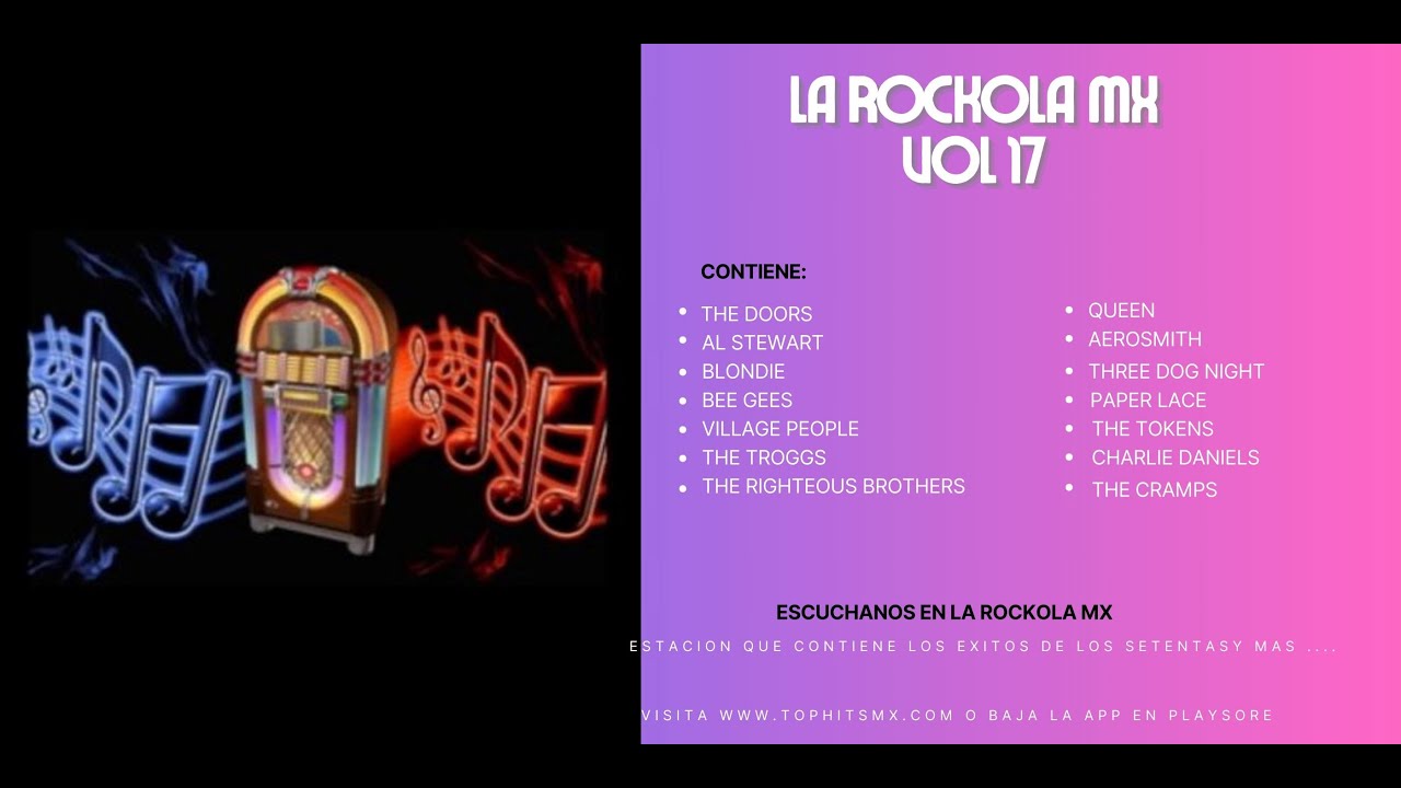 La Rockola Vol 17 (15 Éxitos de la Colección de LA ROCKOLA MX) - YouTube