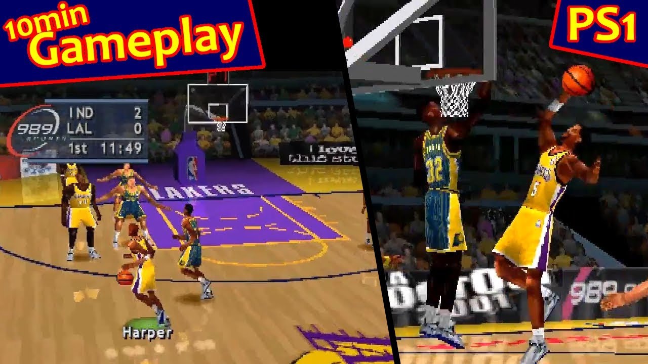 NBA ShootOut 2001 ... (PS1) Gameplay - YouTube