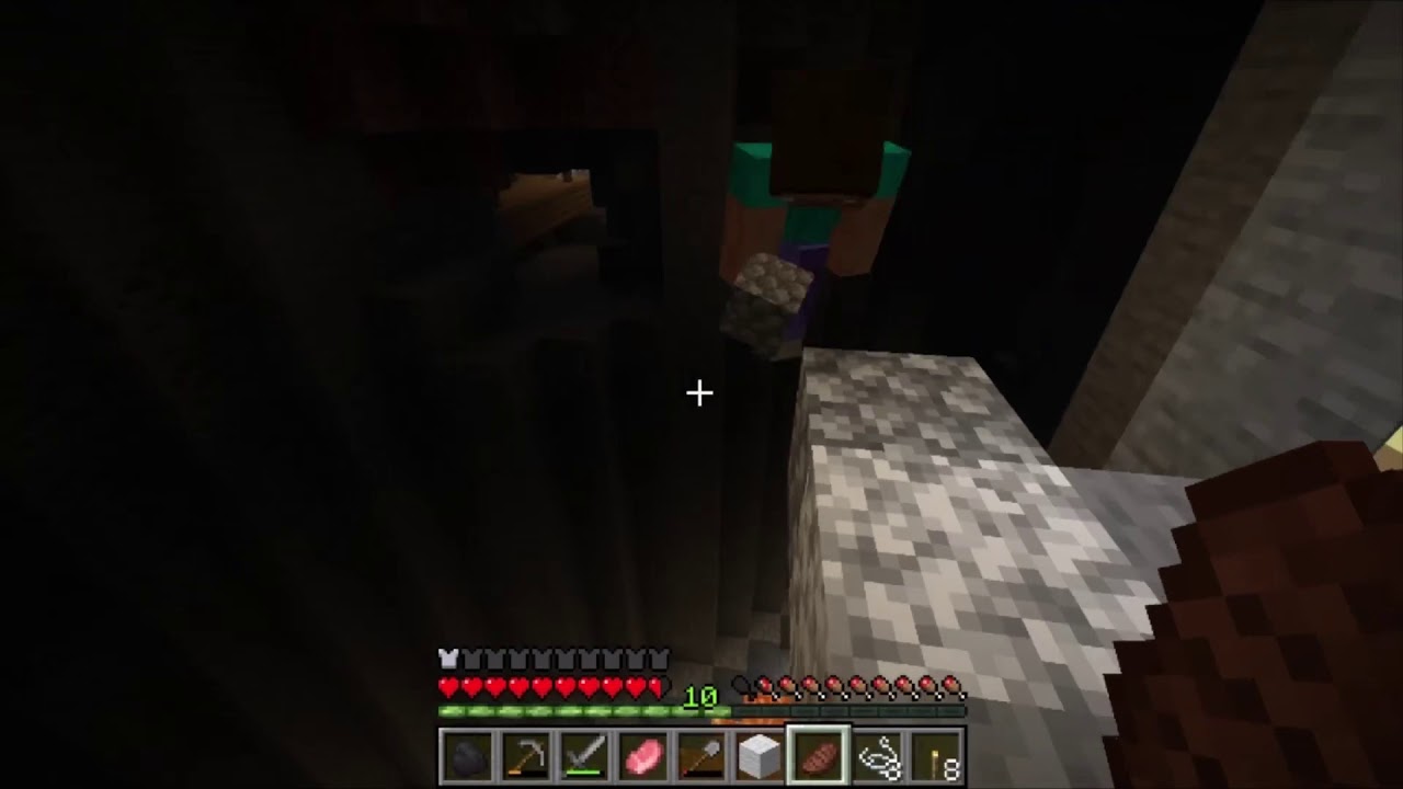 Creeper in the mines - Minecraft Fail - YouTube