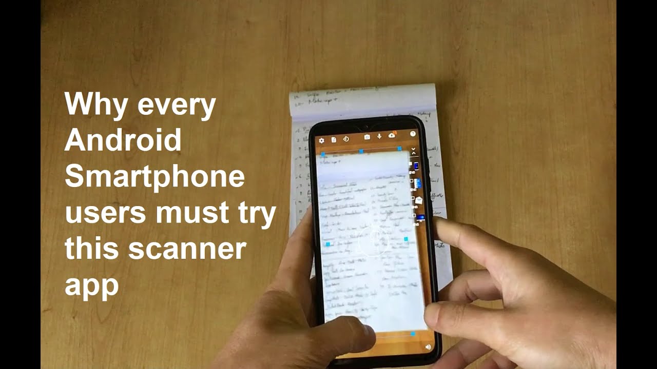 Why every Android Smartphone users must try this scanner app - YouTube