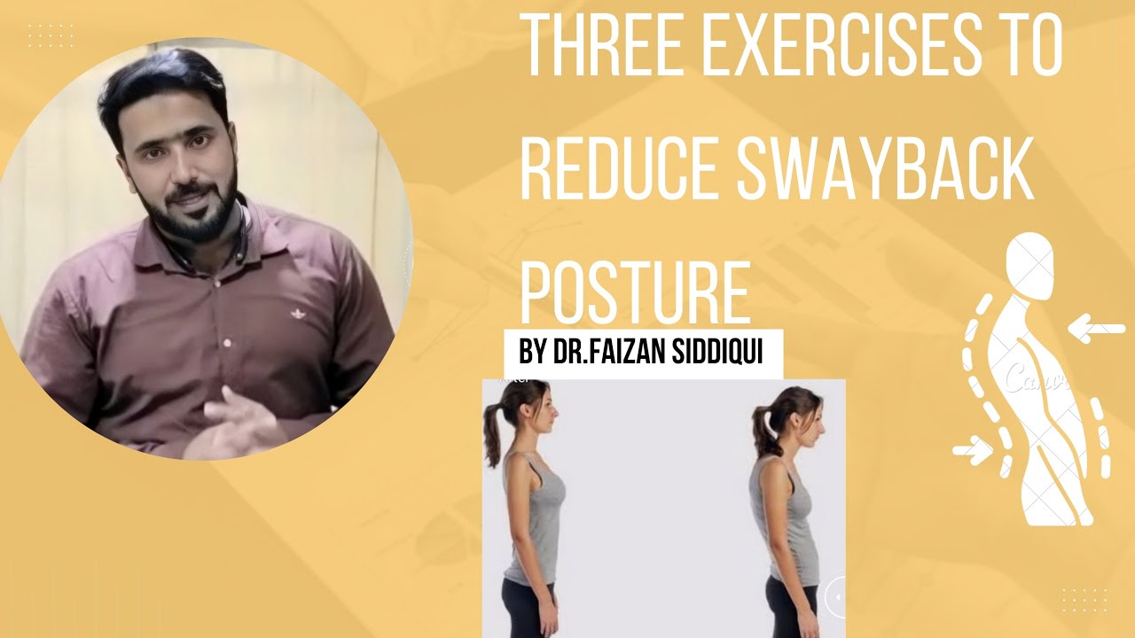 Exercises for reduce swayback posture (kyphosis). kubh (kyphosis) ko ...