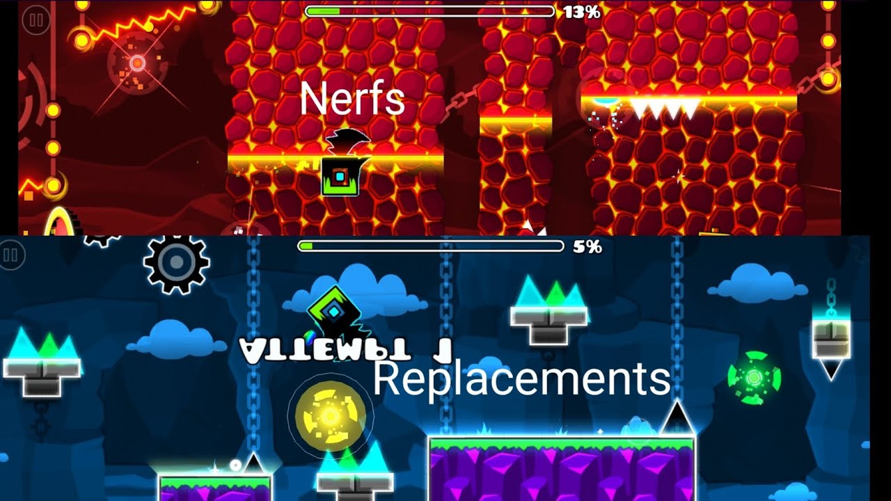 Geometry Dash Deluxe 1.2 Updated Levels - YouTube