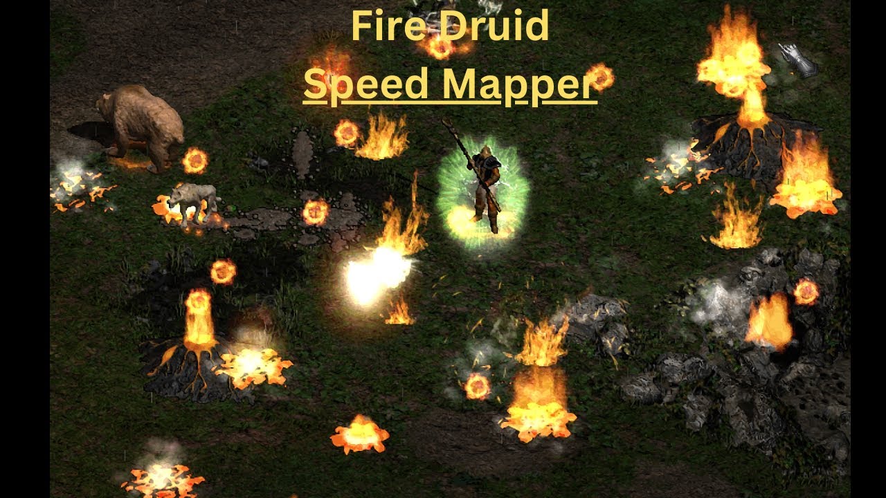 JuxtAGuides - PD2 S10 Fire Druid (Speed Mapper) - YouTube