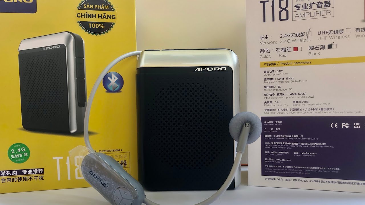 Máy trợ giảng Aporo T18 plus - YouTube